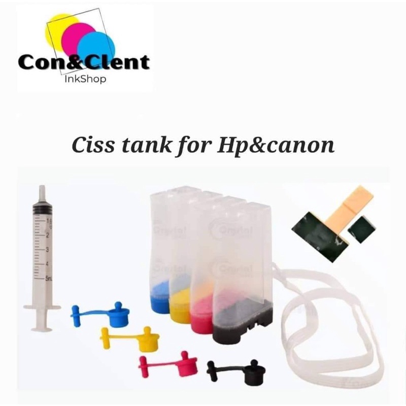 Nobox DIY or W/ BOX Ciss Kit 100ml or complete ciss tank | Shopee ...