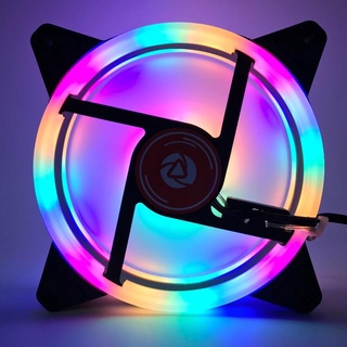 INPLAY M10 Rainbow RGB Case Fan LED Fan,8CM 120mm RGB Computer Case Fan ...