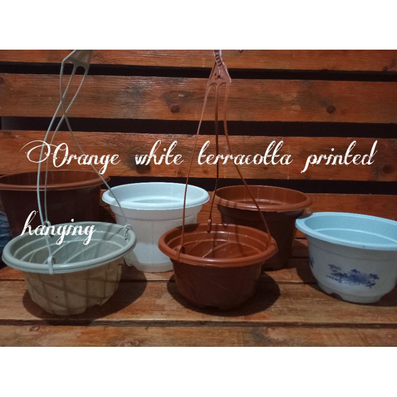 Plastic pots Kaang planter plant holder Flower pots Paso 7.5 inches ...