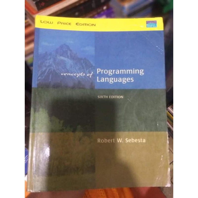 PROGRAMMING LANGUAGES BY SEBESTA | Shopee Philippines