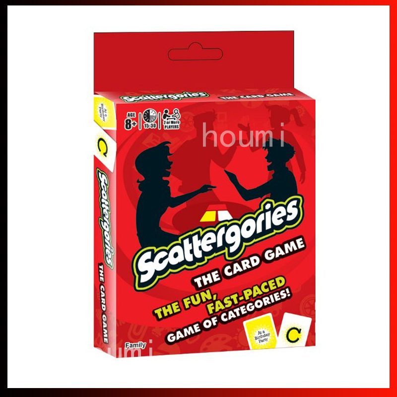 English Card Game Scattergories The Card Game The Fun,fast Paced Game ...