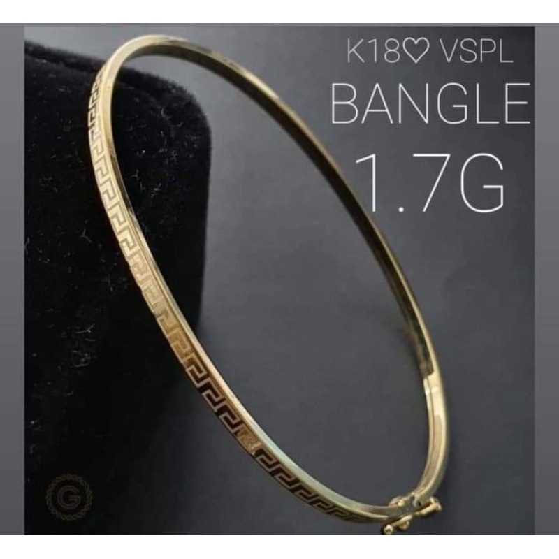 18K Saudi Gold Bangle Pawnable | Shopee Philippines