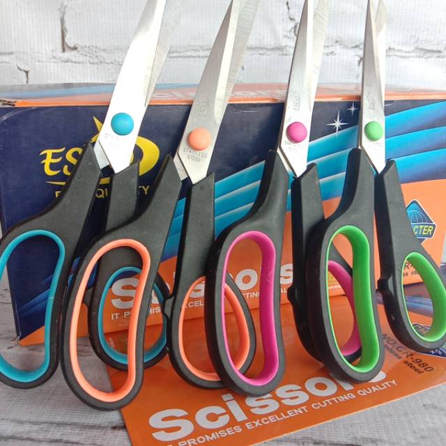Retail Multi-Purpose Paper Scissors Esco Scissor NO CR 980 | Shopee ...