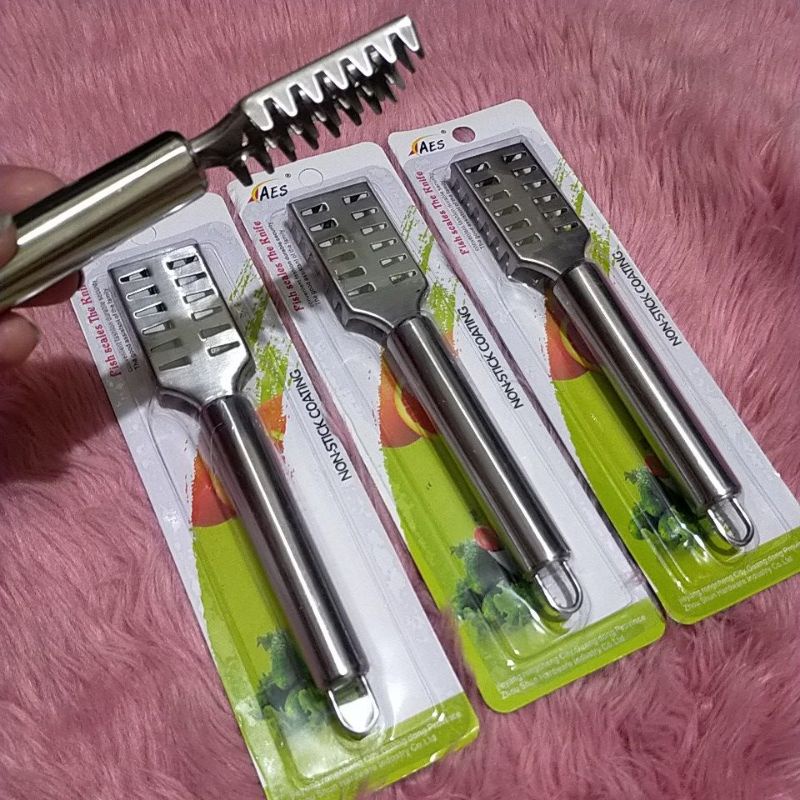 Fish Scale Cleaner Stainless/Pantanggal Ng Kaliskis | Shopee Philippines