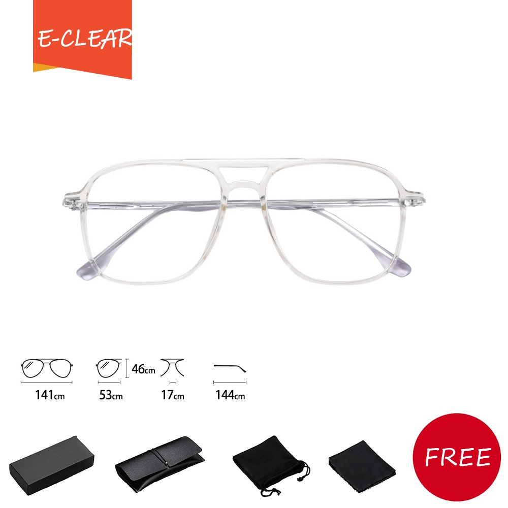 New Double Beam Full Frame Retro TR Glasses Frame Men's And Women's ...
