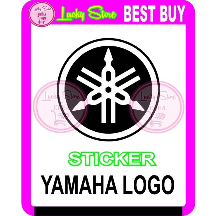 STICKERS DECALS YAMAHA LOGO STICKERS ONLY 3 INCHES SIZE | Shopee ...