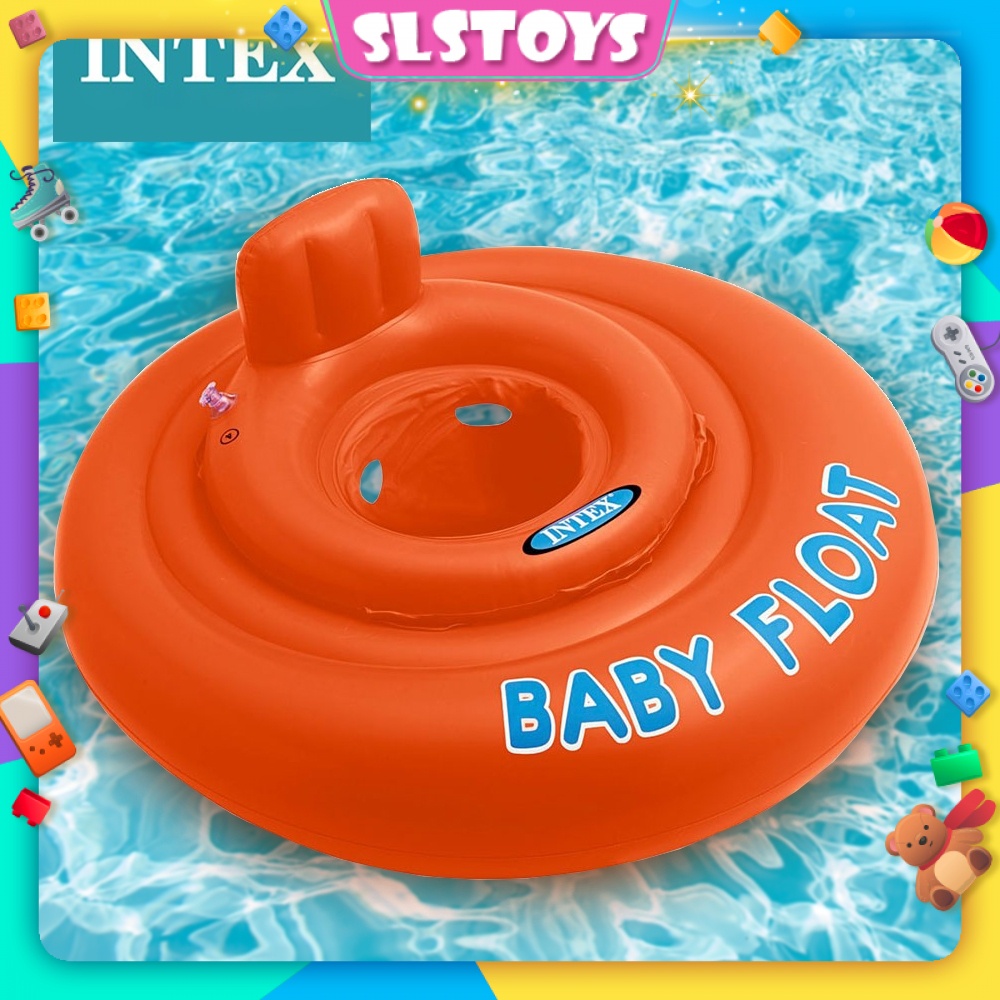 Intex 76cm Baby Float Inflatable Kids Swimming Seat IT 56588NP | Shopee ...