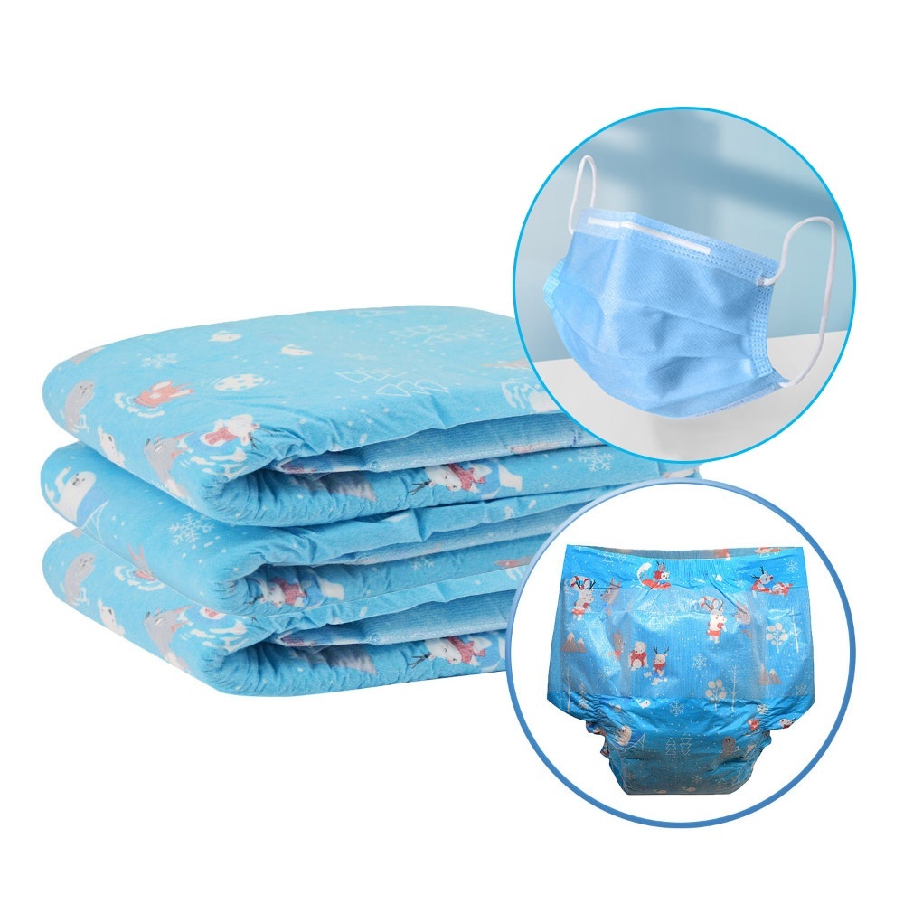 Abdl Adult Size Diaper Elastic Waistline High Absorption Soft