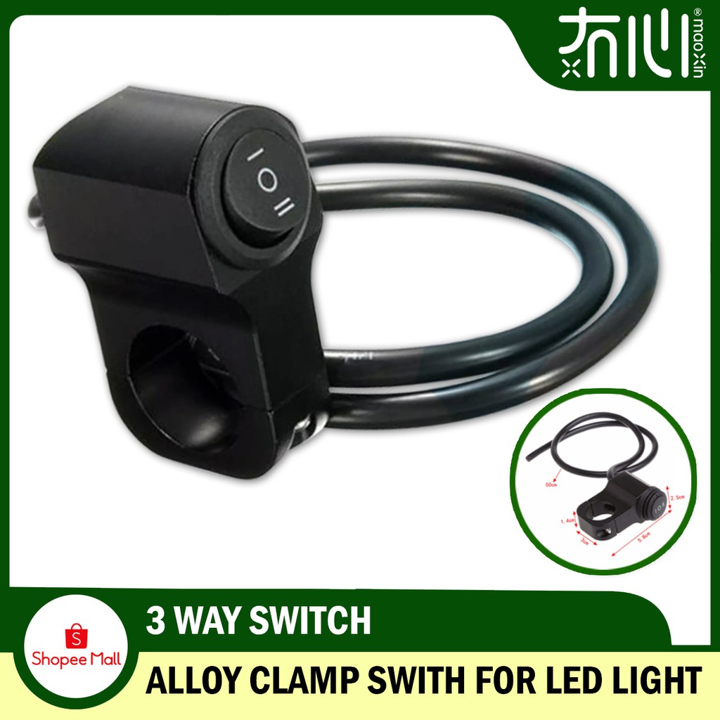 3 Way Switch Alloy Clamp Switch For Mini Driving Light Led Light ...