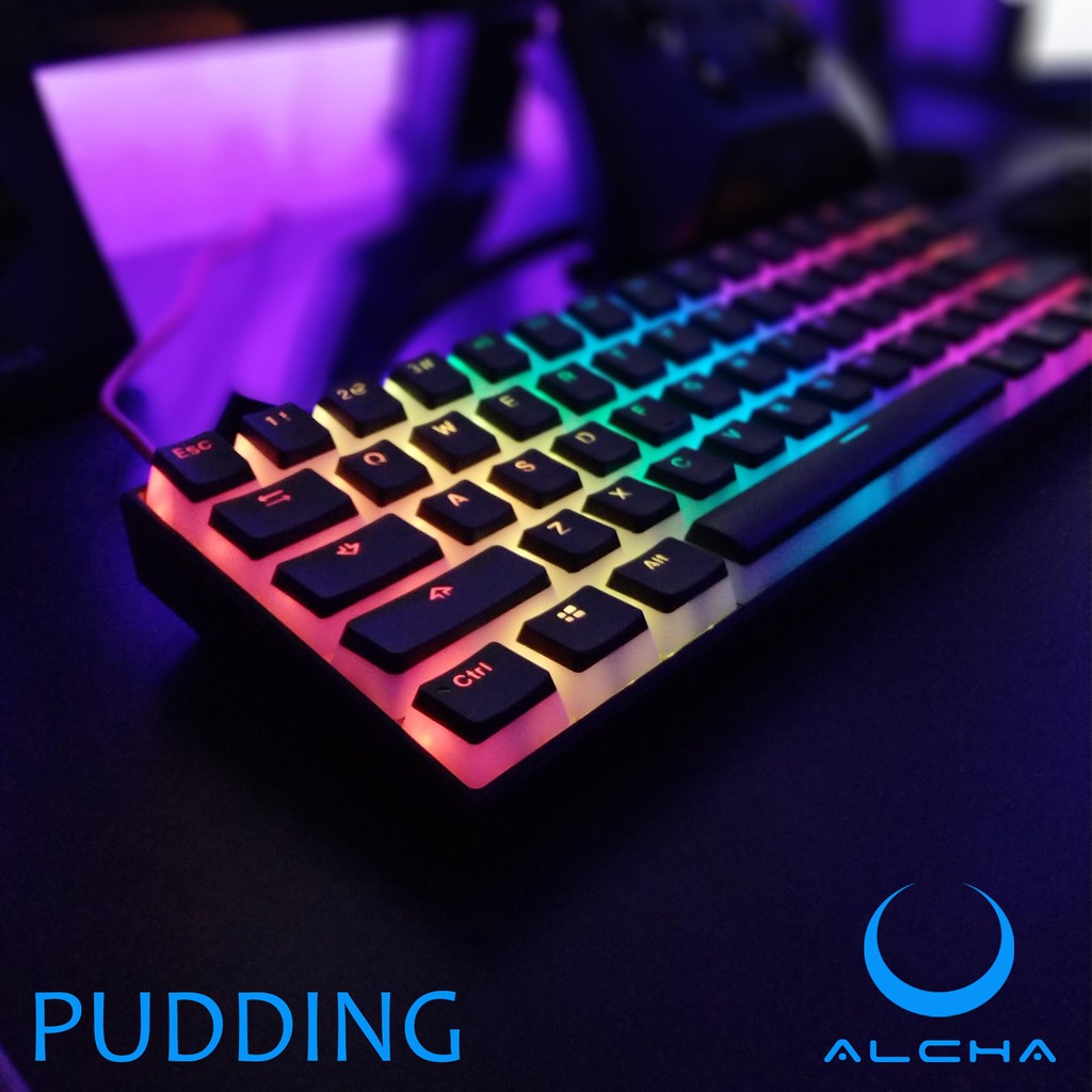 Alcha KEYCAPS PUDDING/PUDDING DOUBLE SHOT BACKLIT OEM PROFILE ...