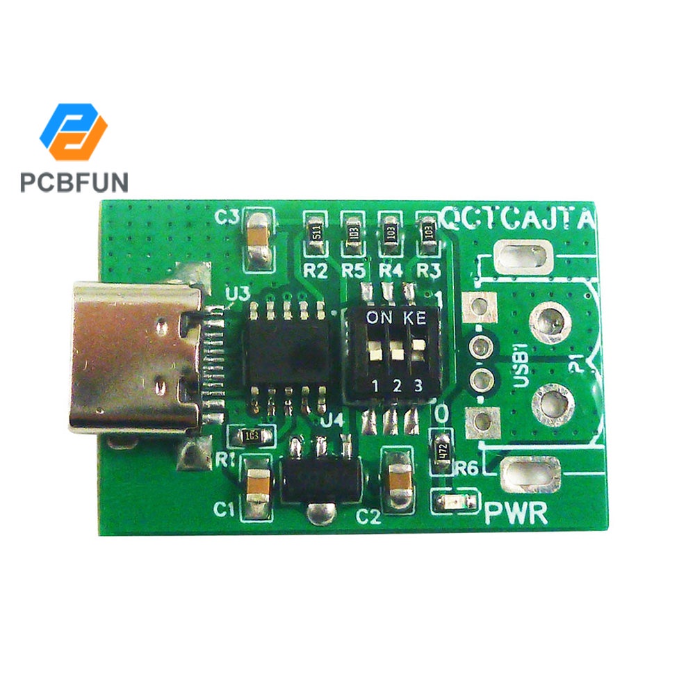 Pcbfun Type-C PD2.0 PD3.0 QC2.0 QC3.0 PD2.0 AFC Fast Charge Decoy Trigger Module | Shopee ...
