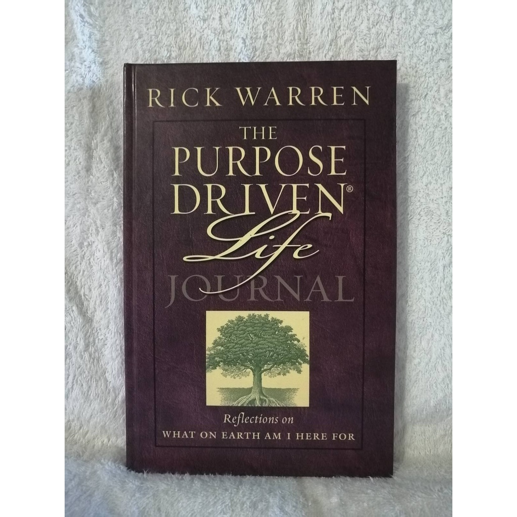 The Purpose Driven Life Journal by Rick Warren (pre loved / hardbound ...