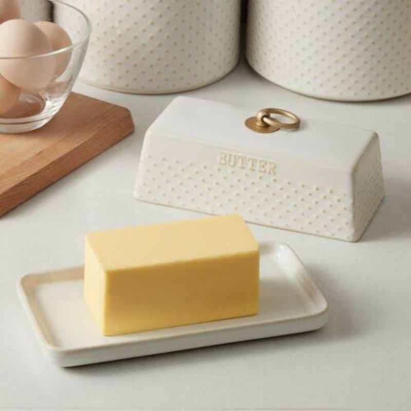 100% Original MAINSTAYS Dot Series Butter Dish | Shopee Philippines