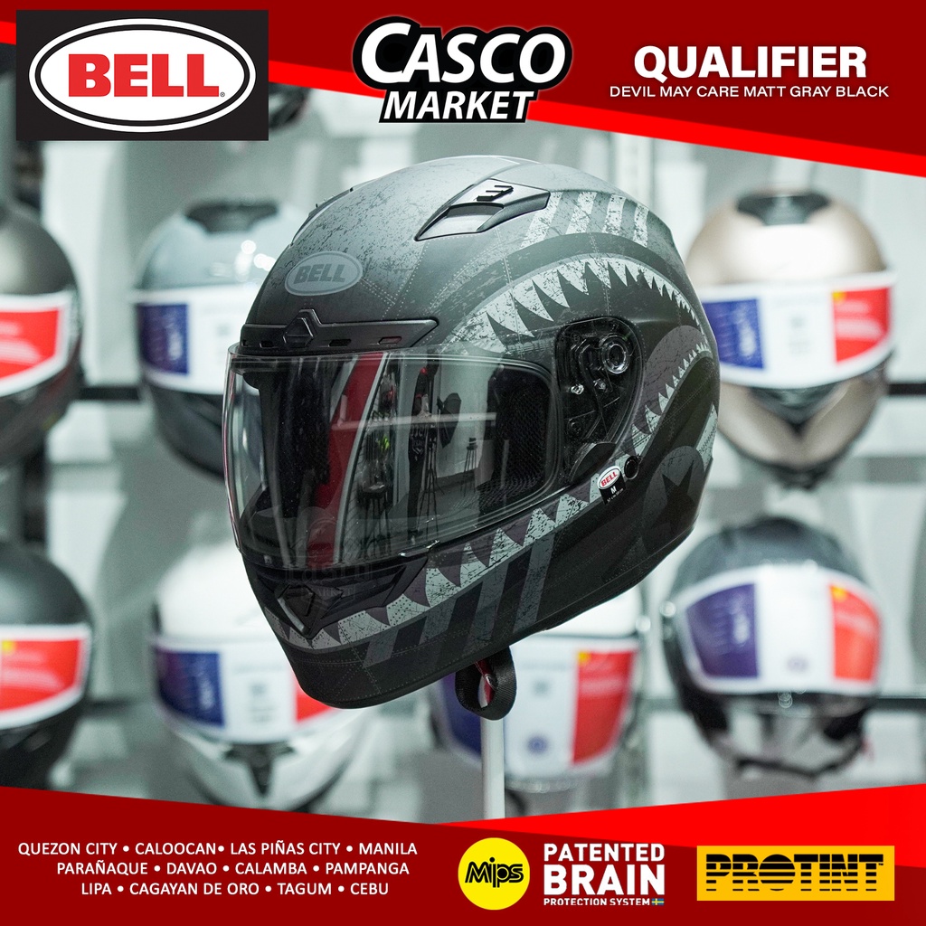 BELL QUALIFIER DLX MIPS MATTE DEVIL MAY CARE 2020 FULL FACE SINGLE ...