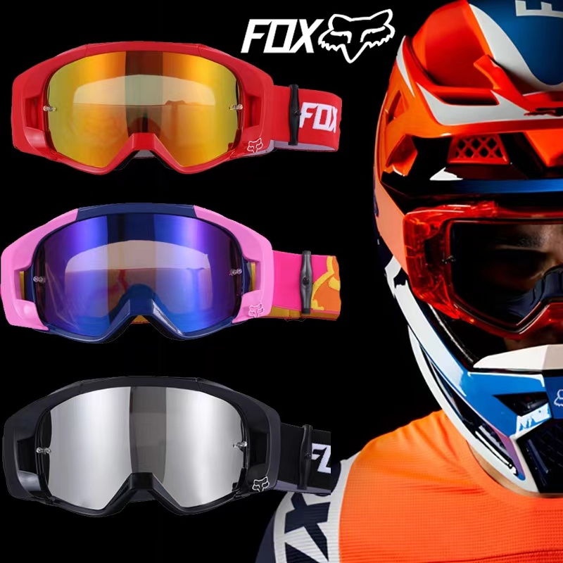 FOX Motocross Goggles Mountain Bike Goggles MTB MX Motorcycle Helmet Glass | Shopee Philippines