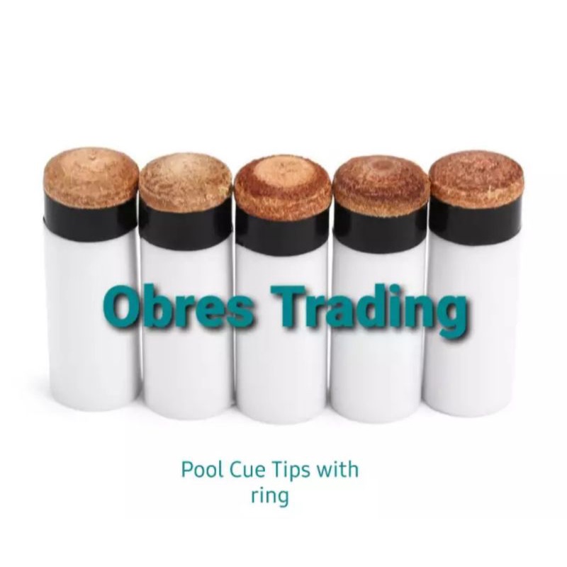 Pool Cue Tako Tips With Ring (1 pc threaded) by Obres | Shopee Philippines