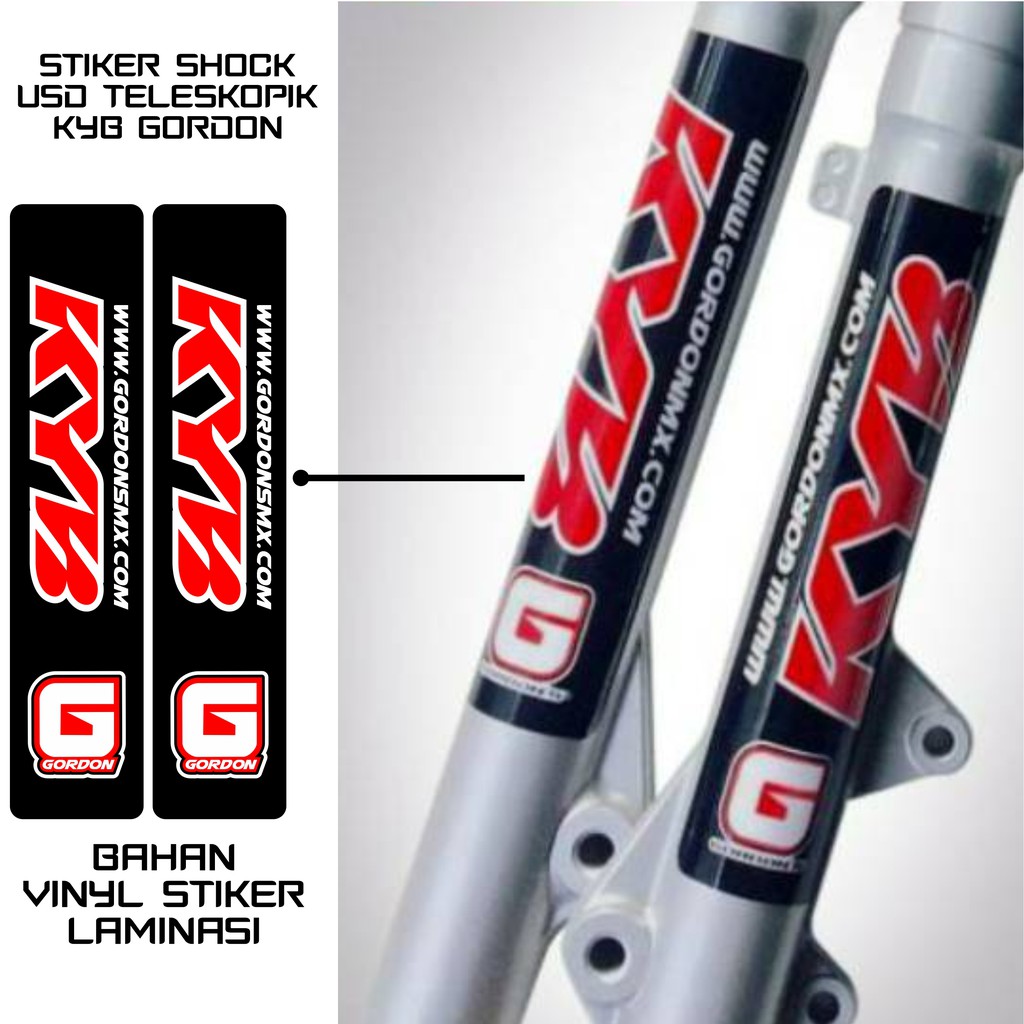 Usd shock Sticker/KYB GORDON Suspension Telescopic Tube | Shopee ...