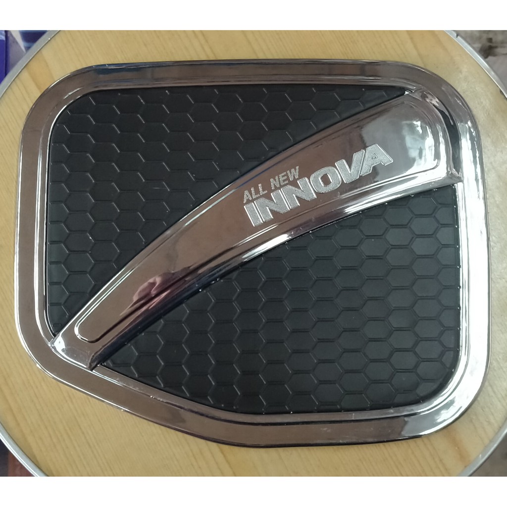 Toyota Innova 2016-22 Gastank Chrome-Black Gas Fuel Tank Garnish ...
