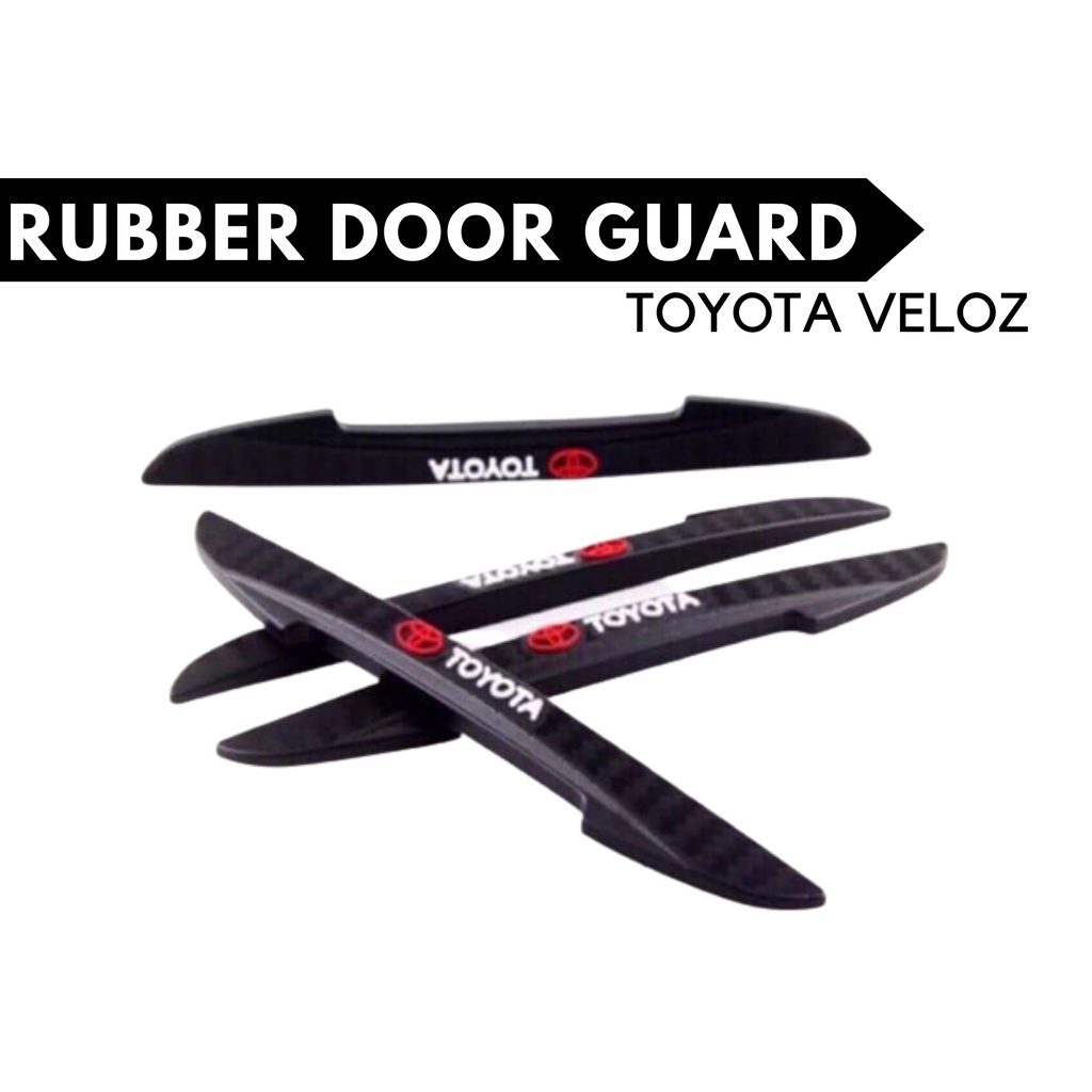 TOYOTA VELOZ Rubber door guard / Black rubber door guard / Car door ...