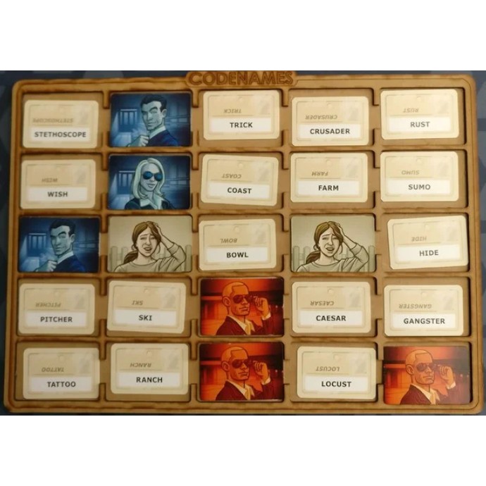 [Laser Cut] Codenames Boardgame: Grid | Shopee Philippines