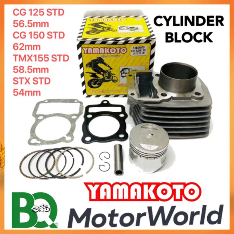 Cylinder block Yamakoto brand for CG 125/150 STD 56.5mm 62mm TMX155 STD ...