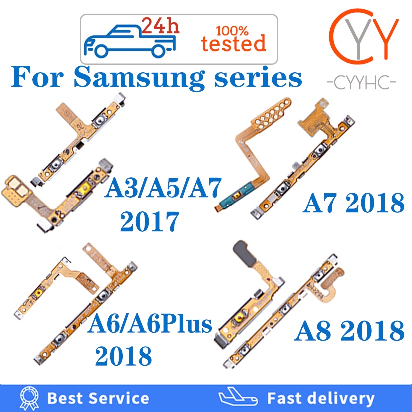 Volume Button Power Switch On Off Button Flex Cable For Samsung Galaxy ...