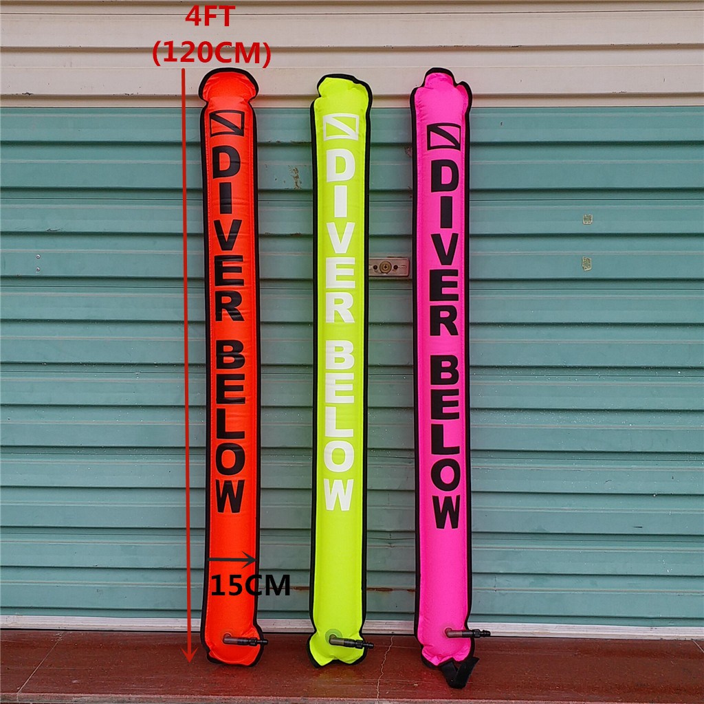 4 Feet Nylon Diving Marker Buoy(SMB) Dive Gear | Shopee Philippines