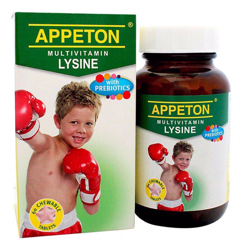 APPETON MULTIVITAMIN LYSINE SYRUP 120ML / CHEWABLE TABLETS 60'S ...