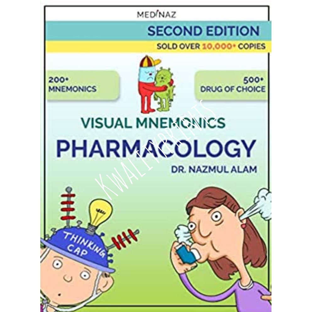 VISUAL MNEMONICS : CARDIOLOGY / PHARMACOLOGY / MICROBIOLOGY / ANATOMY / PATHOLOGY | Shopee ...