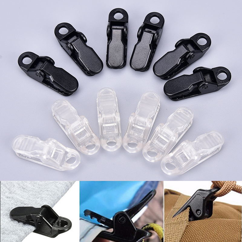12Pcs Outdoor Waterproof Awning Clamps Tarp Securing Clips Tie Down ...