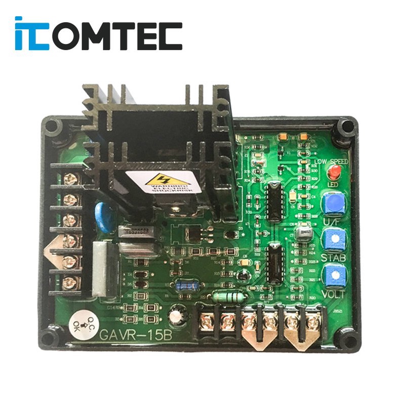 GAVR-15A Universal Brushless Generator Avr 15A Voltage Stabilizer Automatic Voltage Regulator ...