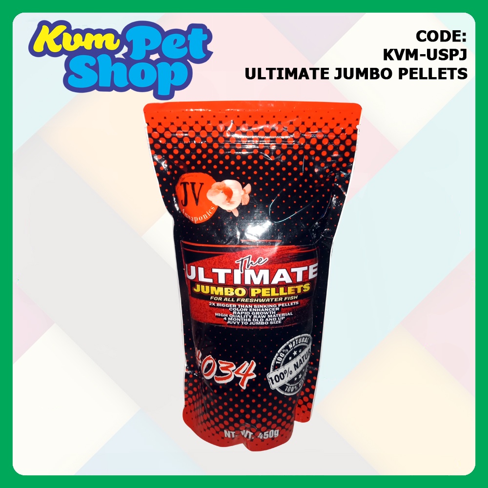 Ultimate Sinking Jumbo Pellets 450g JV Aquaponics UJP( New Packaging ... Ultimate Sinking Jumbo Pellets 450g JV Aquaponics UJP( New Packaging ...