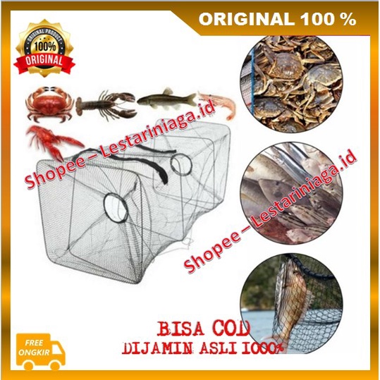 Original Folding Fish Traps in Box Shape, Shrimp Crab Lobster Fish ...