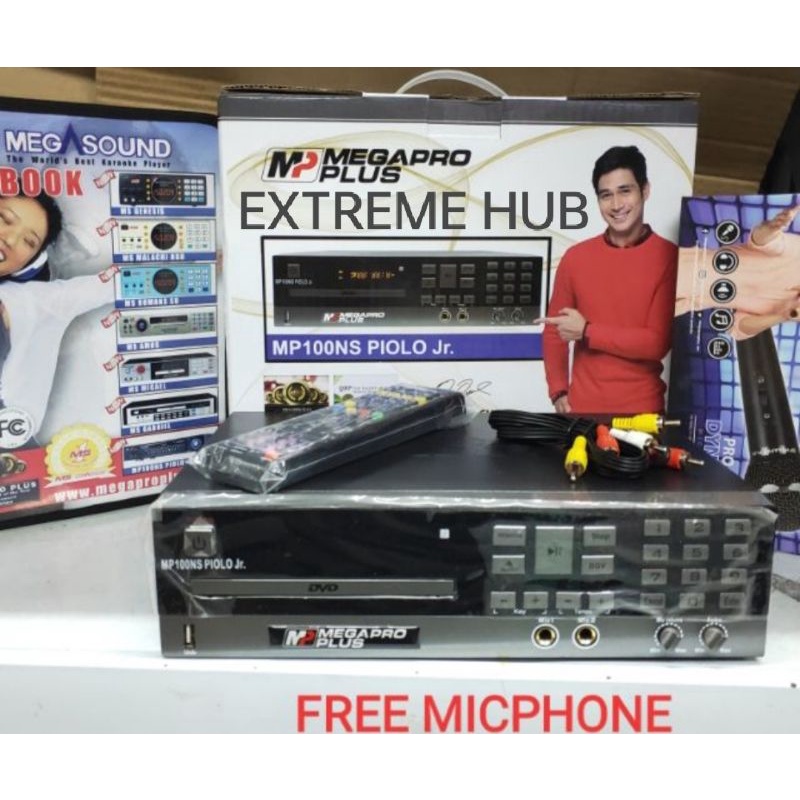 MEGAPRO PLUS MP-100NS PIOLO JR OVER 19,000+++ SONGS WITH FREE WIRED MICROPHONE | Shopee Philippines