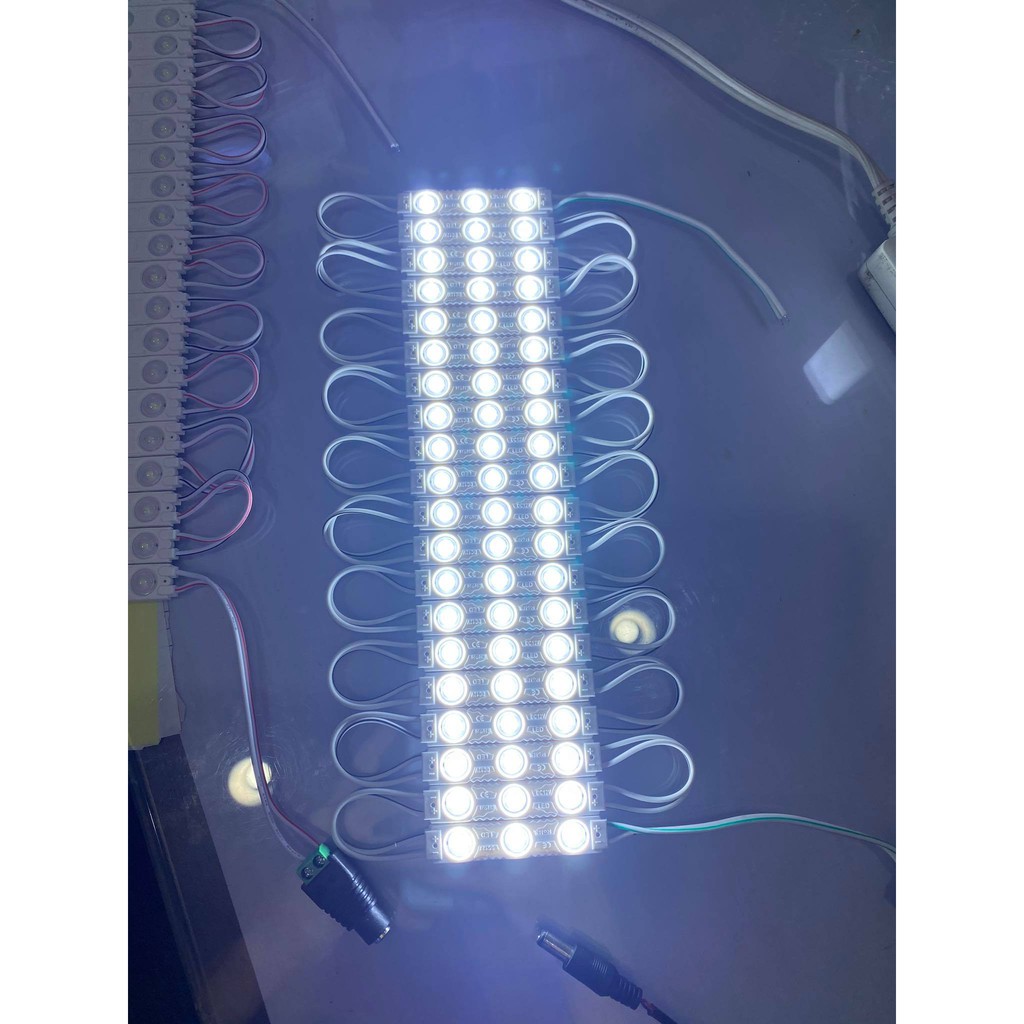 20pcs 12v 1watt smd2835 Led Module Round lense for signage back ligting ...