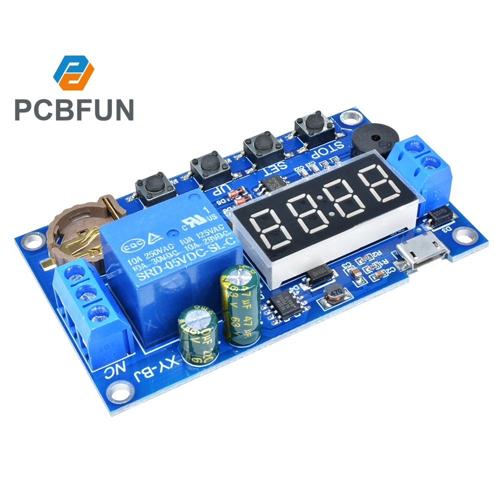 Pcbfun Real-Time Timing Switch Relay Module Control Clock Synchronization Delay Timer | Shopee ...