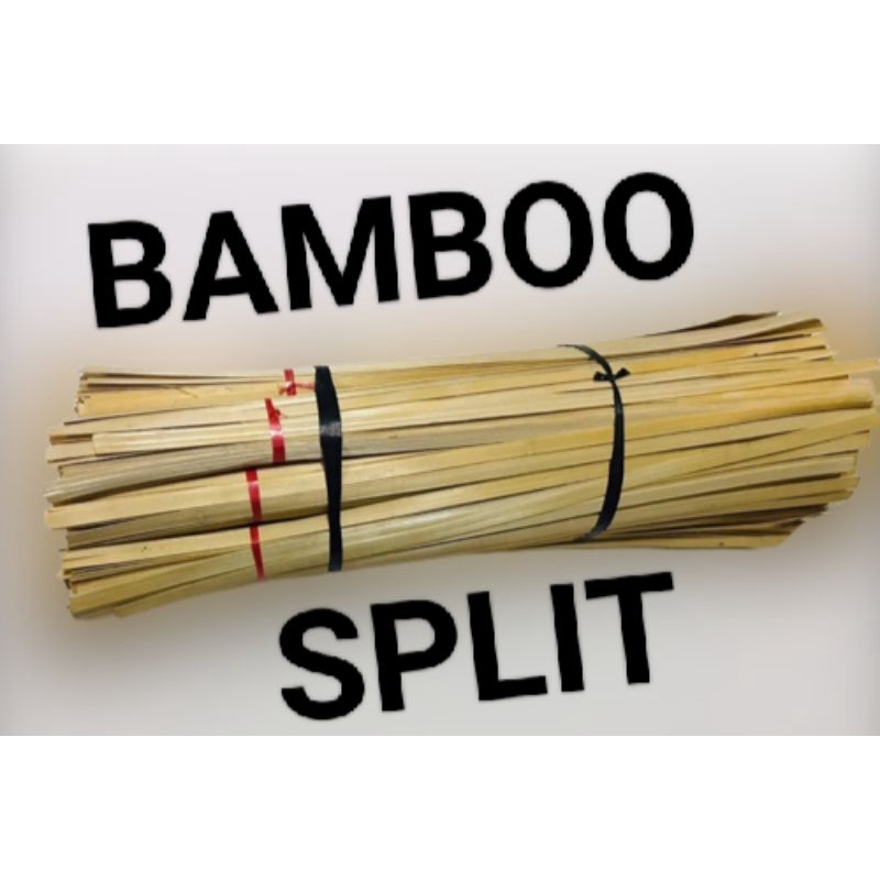 100PCS. BAMBOO SPLIT/ STRIP FOR SCHOOL PROJECT | WEAVING | Shopee ...