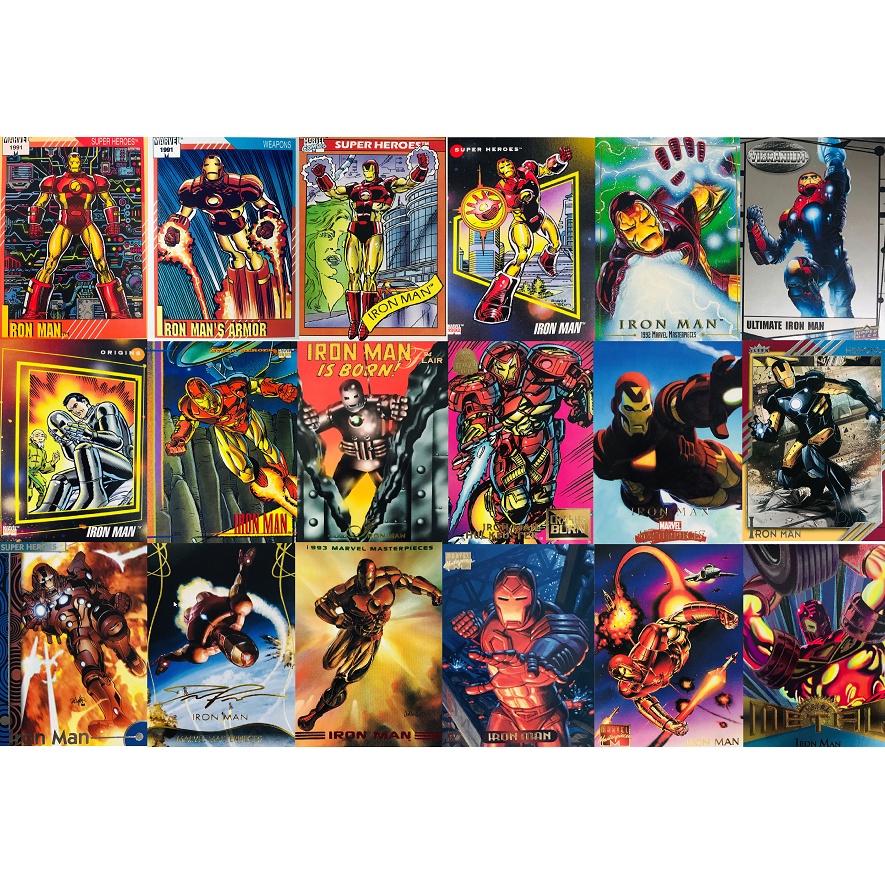 Iron Man Marvel Collectible Cards Avengers Singles | Shopee Philippines