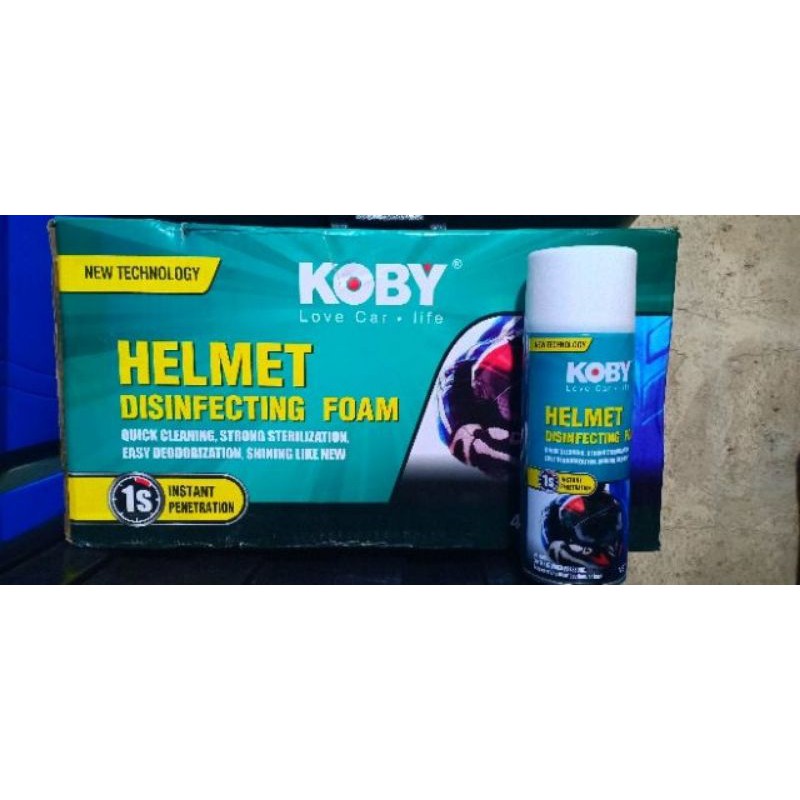 Koby Motorcycle Helmet Disinfecting Foam Sanitizer Disinfectant Spray ...