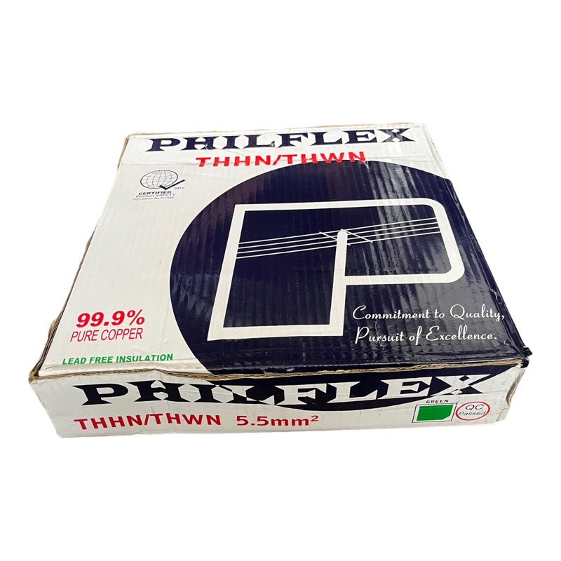 Philflex 2.0mm2-8.0mm2 THHN/THWN-2 Stranded Electrical Wire(150 meters ...