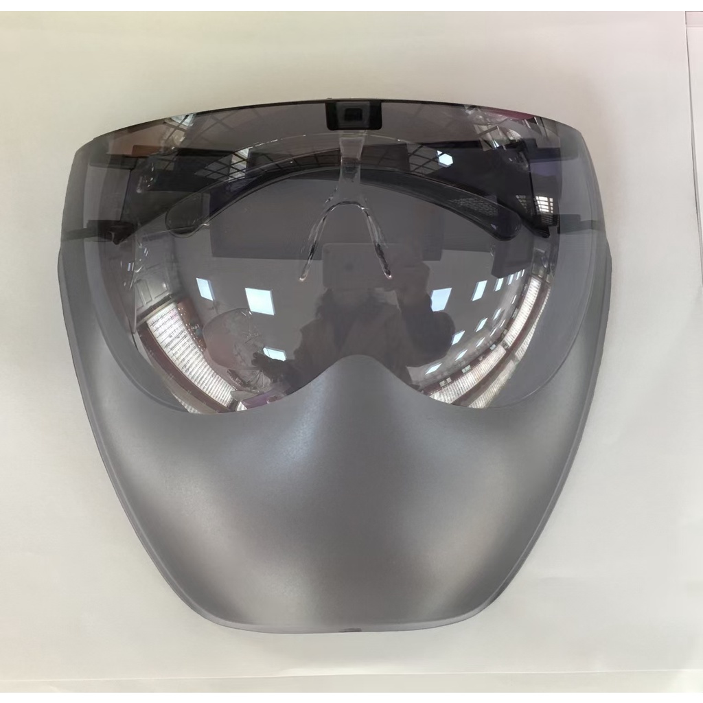 New !!! Oversized Full Face Shield Large Mirror Protective Mask Acrylic ...