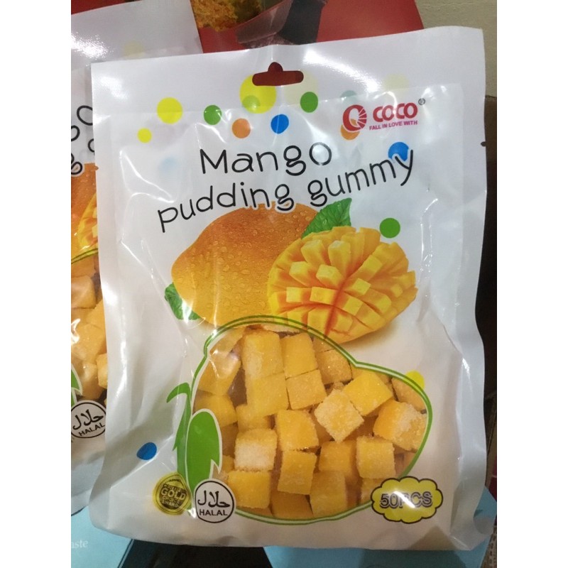 COCO Mango Pudding Gummy 50pcs inside | Shopee Philippines