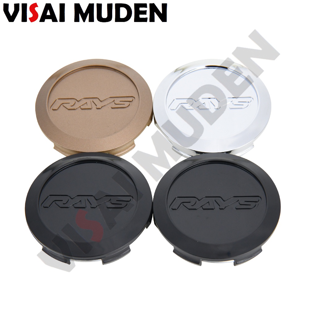 Car Racing OD 64MM & ID 62MM Wheel Center Cap Sport Rim Cap RAYS 3D ...