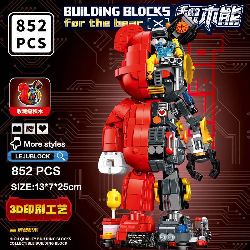 【LEJUBLOCK】Astroboy building blocks bearbrick nano block kaws Jigsaw ...