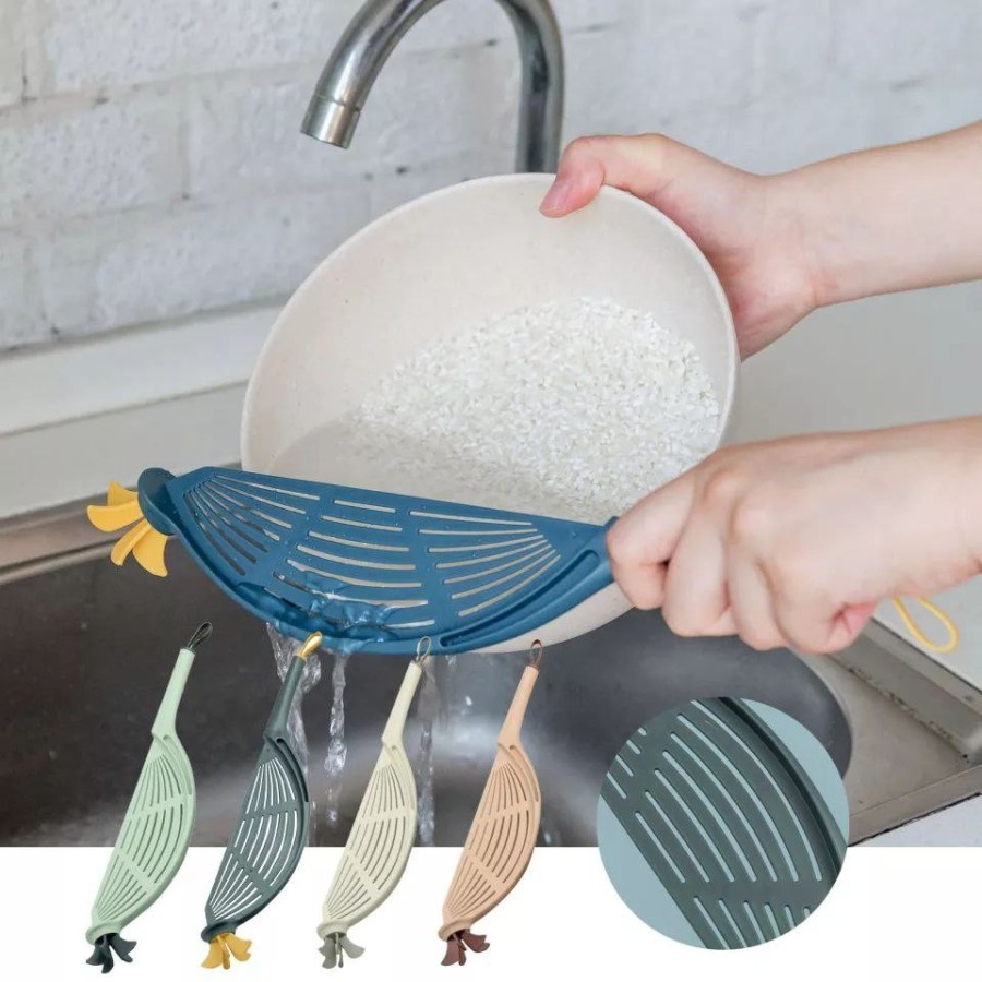 Rice Washing Strainer - Rice Filter - Rice Washing Water Drainer ...