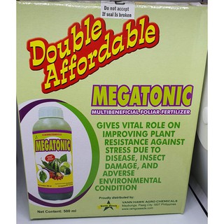 Megatonic 500ml pack INSECTICIDE FOLIAR FERTILIZER + METOMYL or ...