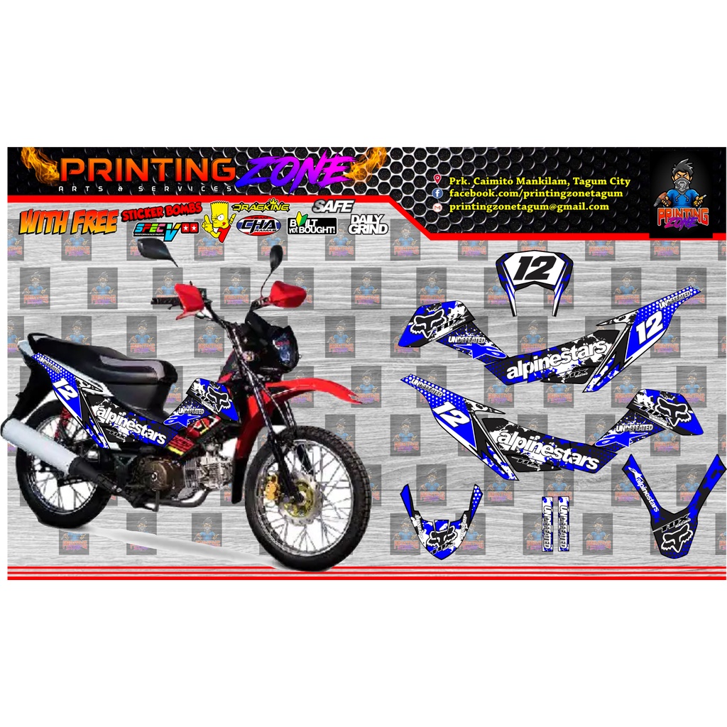 SKYGO HERO 125 Full Sticker Decals High Quality and Durable with Free ...