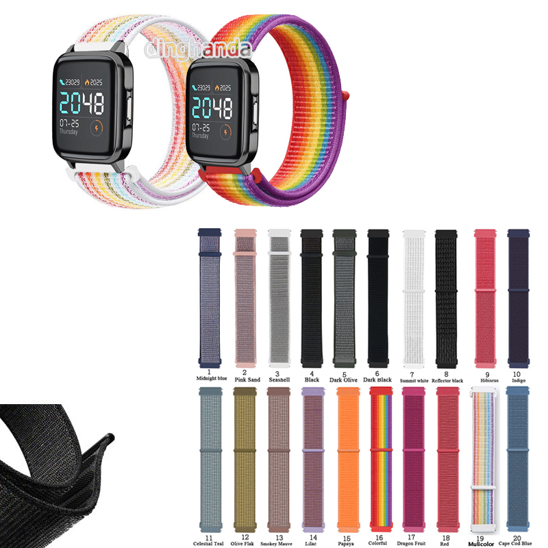 20mm Haylou Solar LS02 Smart Watch Strap Nylon band | Shopee Philippines