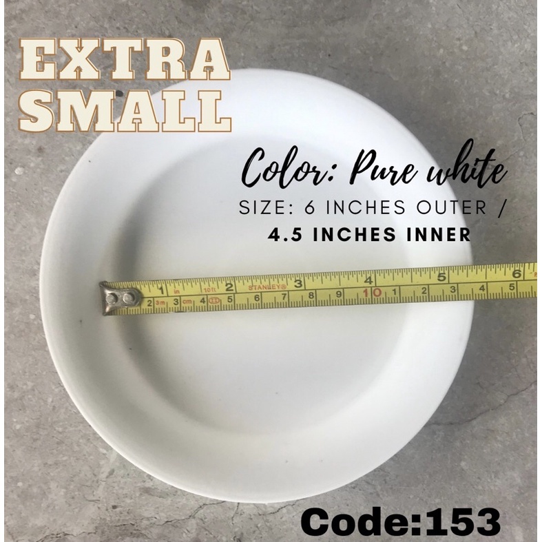 Plastic Plant Saucer/Plate(XS-XXL size)- Updated sizes!!! | Shopee ...