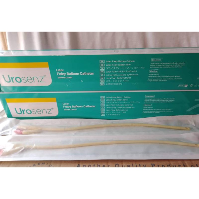 Foley Balloon Catheter 2-Way Fr. 8/10/12/16 /18 /20/22 /24 (Urosenz ...